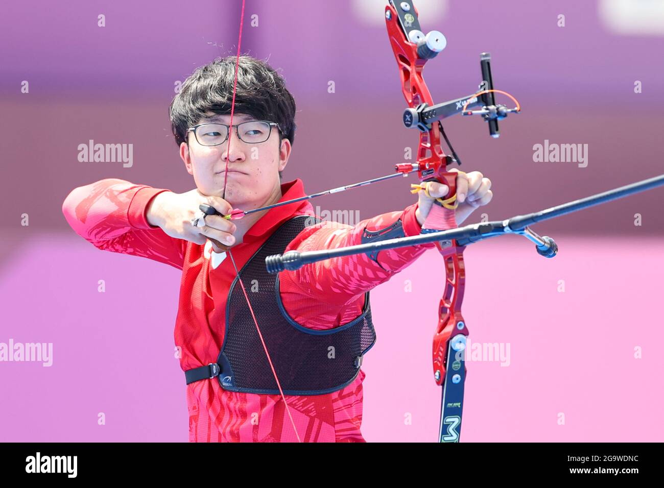 Tokyo, Japan. 28th July, 2021. Hiroki Muto (JPN) Archery : Women's ...