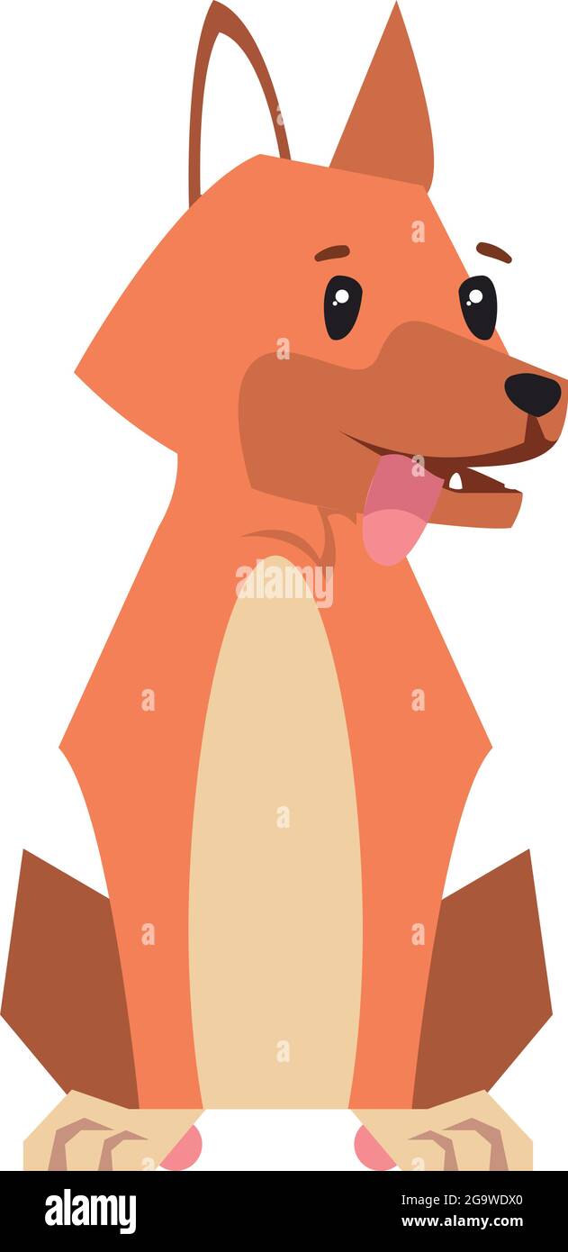 dog cartoon mascot Stock Vector Image & Art - Alamy