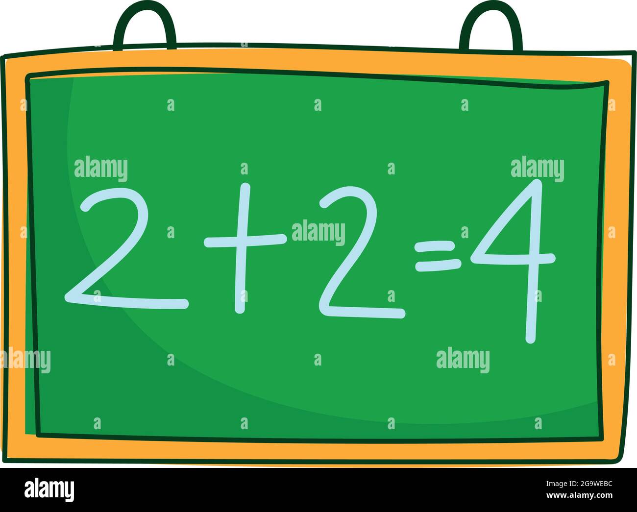 school chalkboard with numbers Stock Vector Image & Art - Alamy