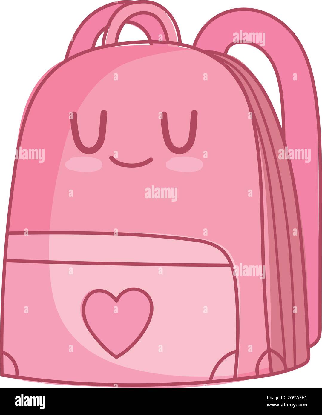 cute backpack cartoon Stock Vector Image & Art - Alamy