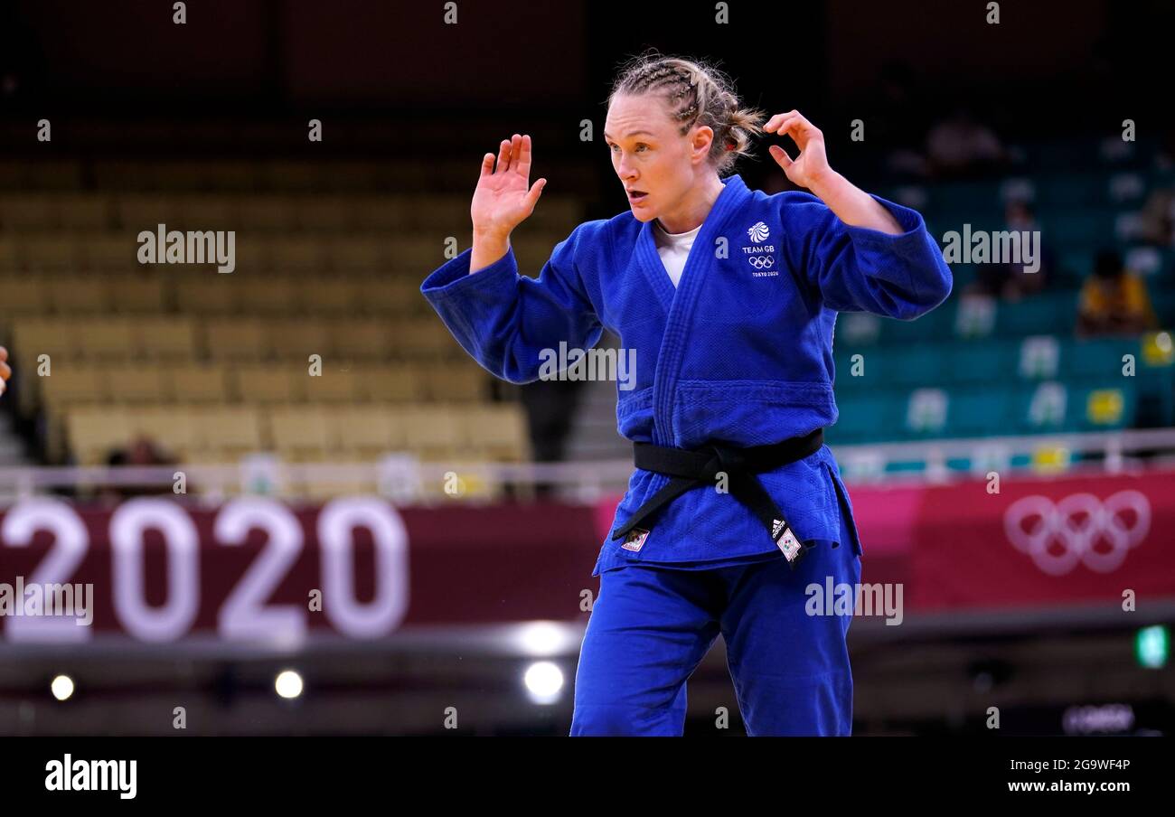 Great Britain's Gemma Howell in action against Puerto Rico’s Maria ...