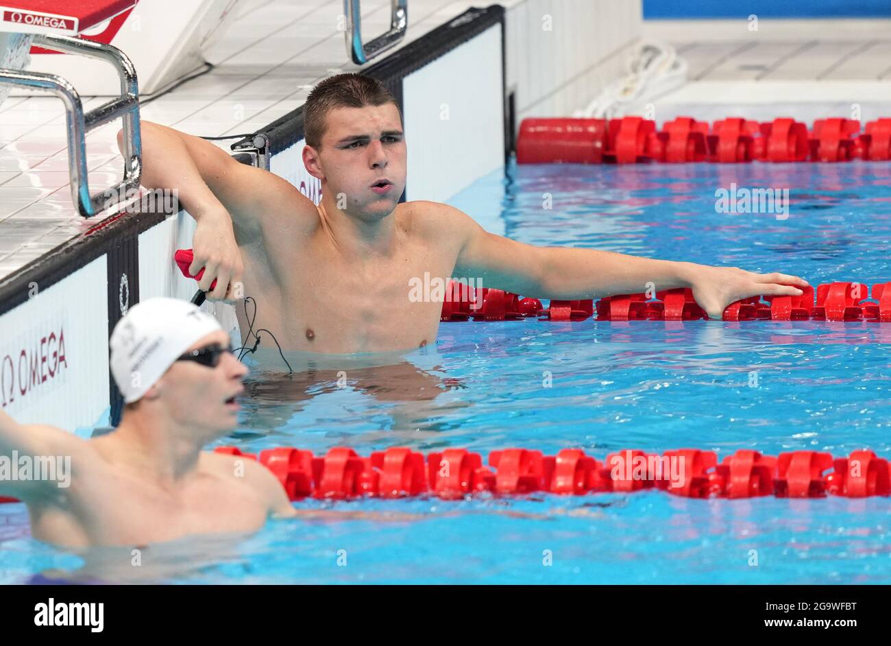 Great Britain's Jacob Whittle in the Men's 100m freestyle at the Tokyo ...