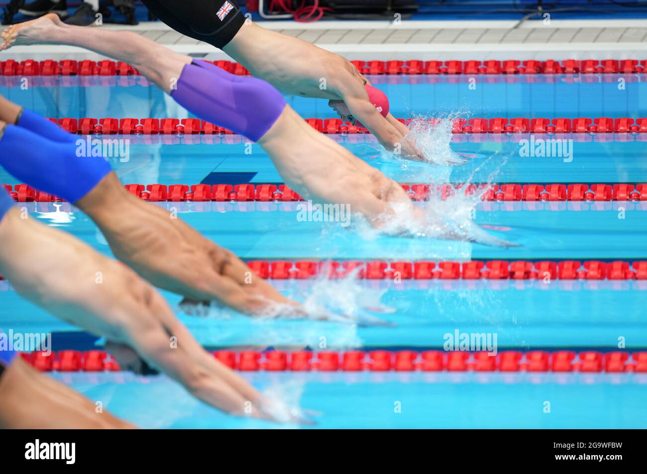 Great Britain's Jacob Whittle in the Men's 100m freestyle at the Tokyo ...