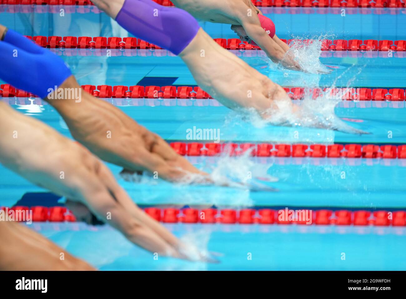 Great Britain's Jacob Whittle in the Men's 100m freestyle at the Tokyo ...
