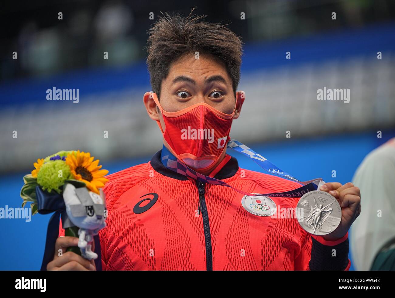 Tokio, Japan. 28th July, 2021. Swimming: Olympics, 200m butterfly, men ...