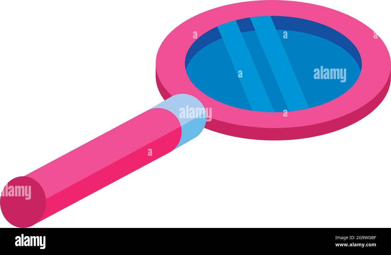 isometric magnifying glass Stock Vector Image & Art - Alamy