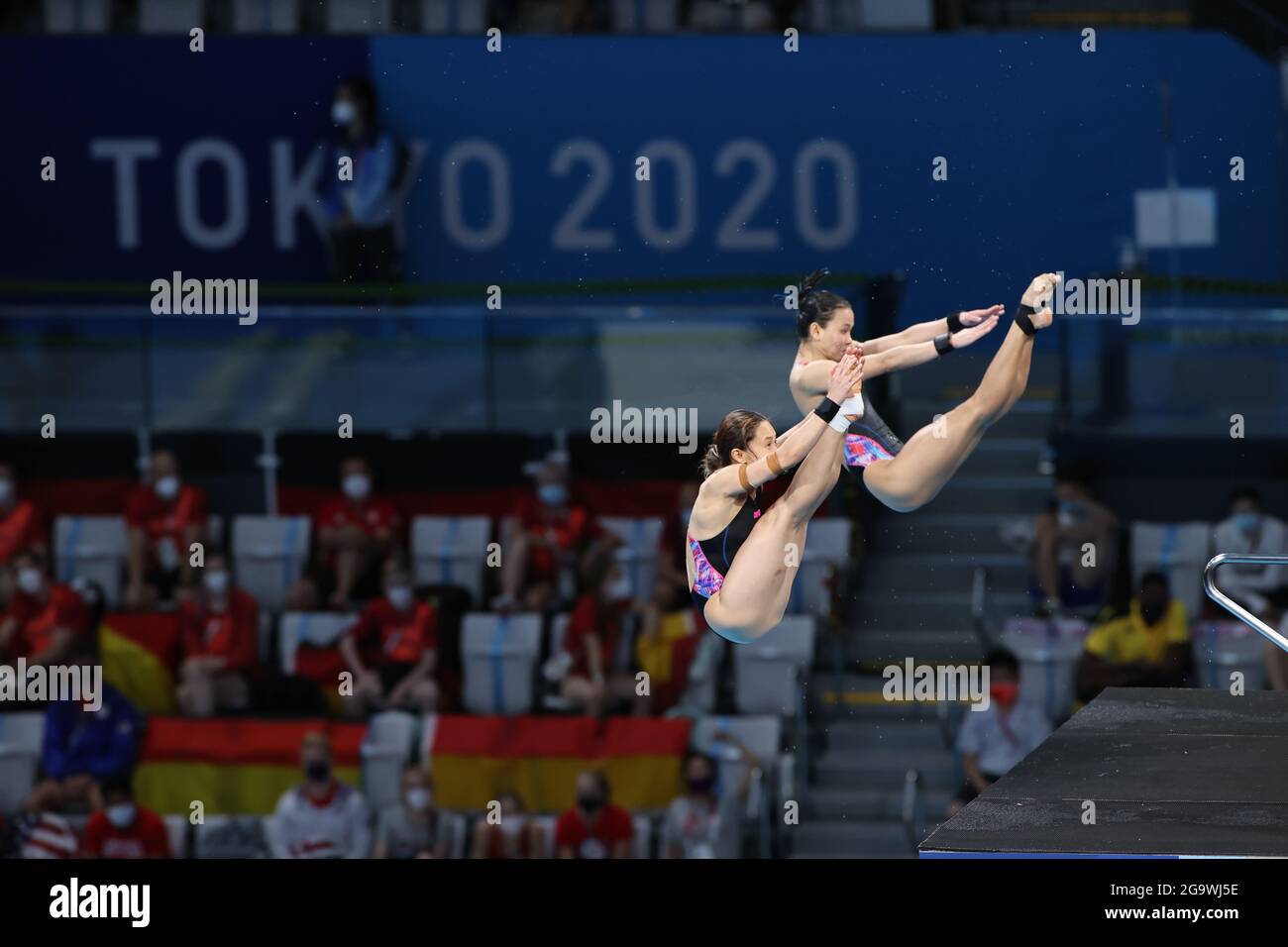 Tokyo, Japan. 27th July, 2021. LEONG Mun Yee, PAMG Pandelela (MAS ...
