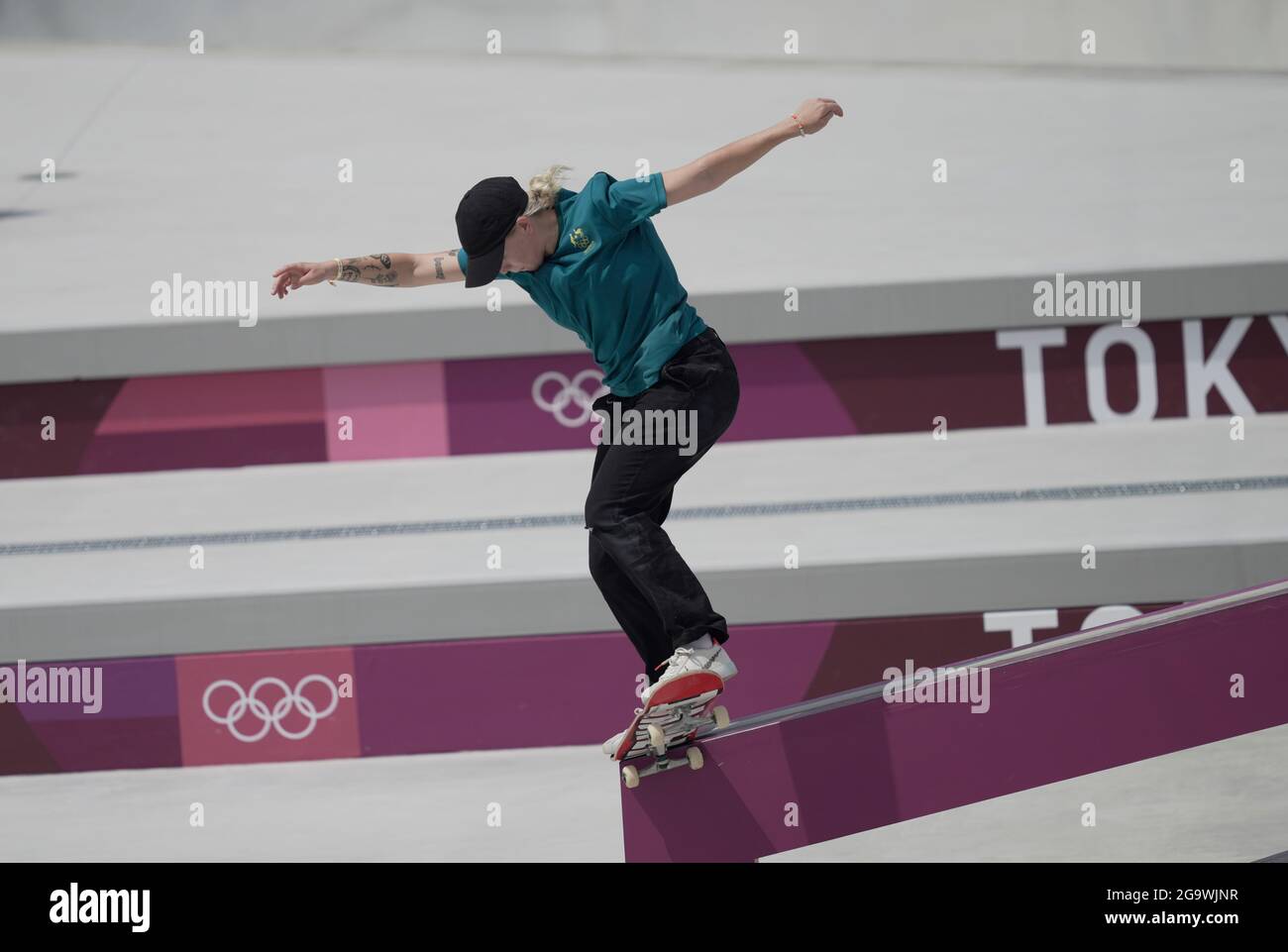 Ariake Urban Park, Tokyo, Japan. 26th July, 2021. Wilson Haley during ...