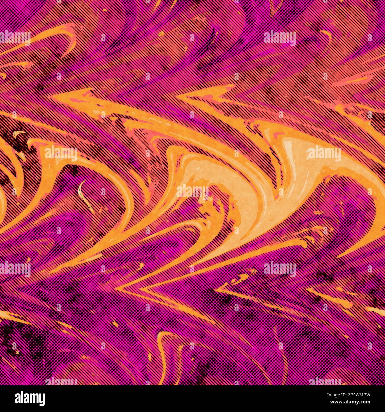 Seamless bright vivid pink and yellow pattern swatch for print Stock ...