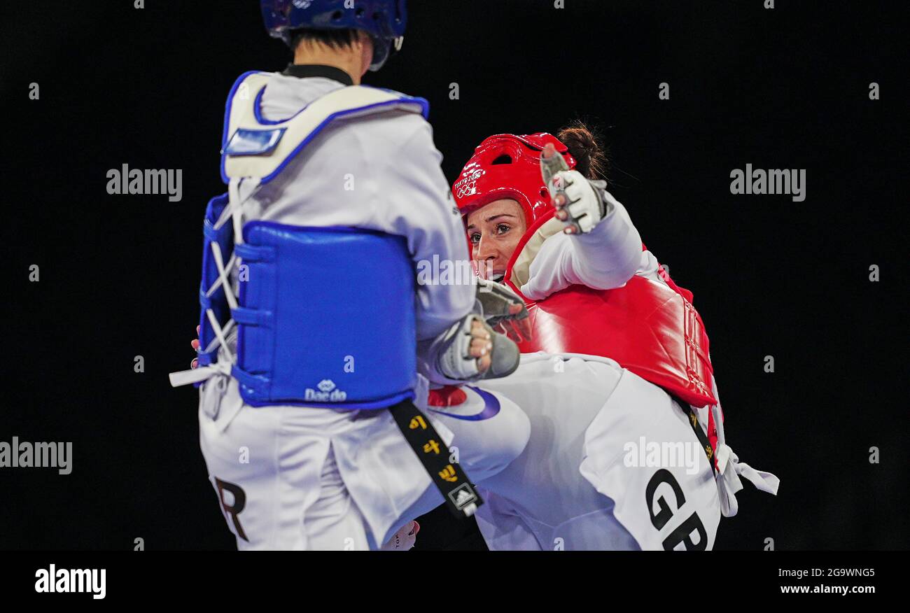 July 27, 2021: Bianca Walkden from Great Britain and Dabin Lee from ...