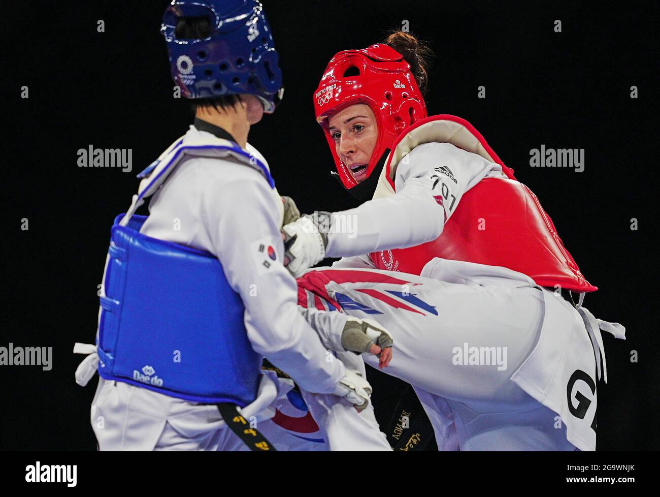 July 27, 2021: Bianca Walkden from Great Britain and Dabin Lee from ...