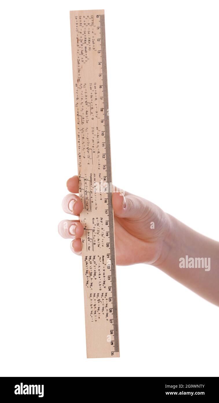 Measuring women height with ruler hi-res stock photography and images ...