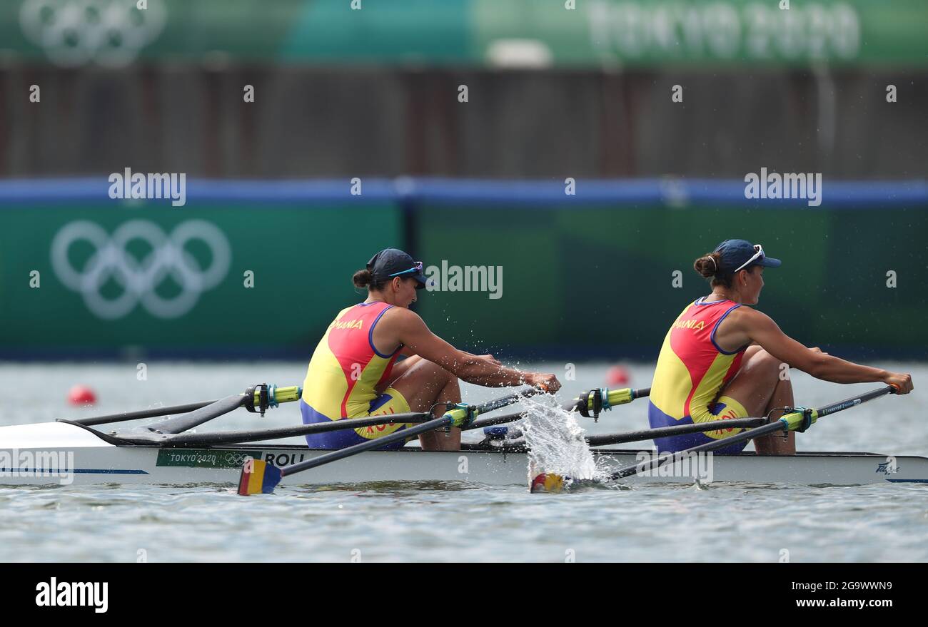 Tokyo, Japan. 28th July, 2021. Ancuta Bodnar (L)/Simona Radis of ...