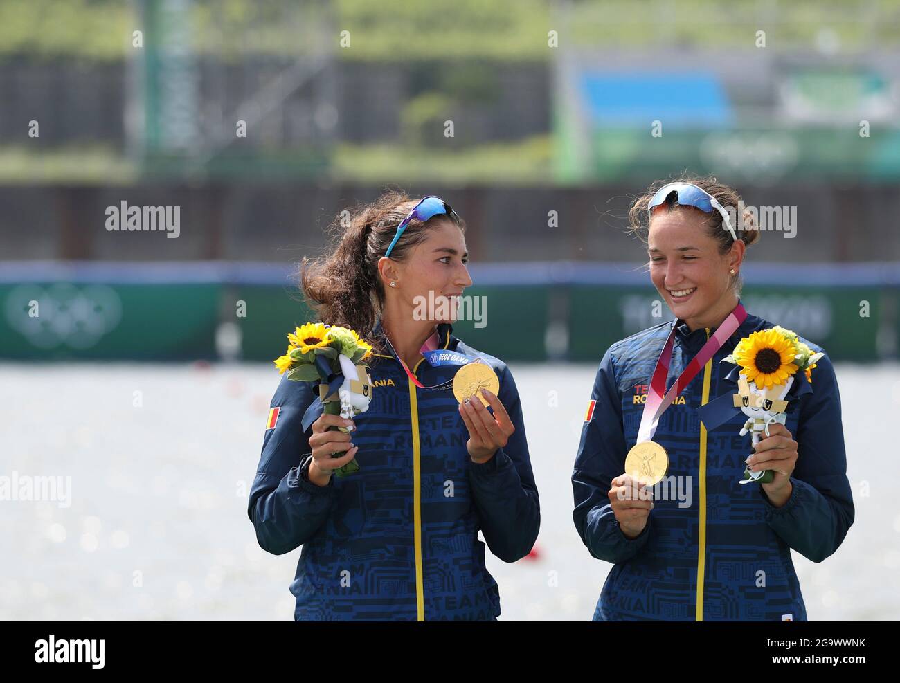 Tokyo, Japan. 28th July, 2021. Ancuta Bodnar (L)/Simona Radis of ...