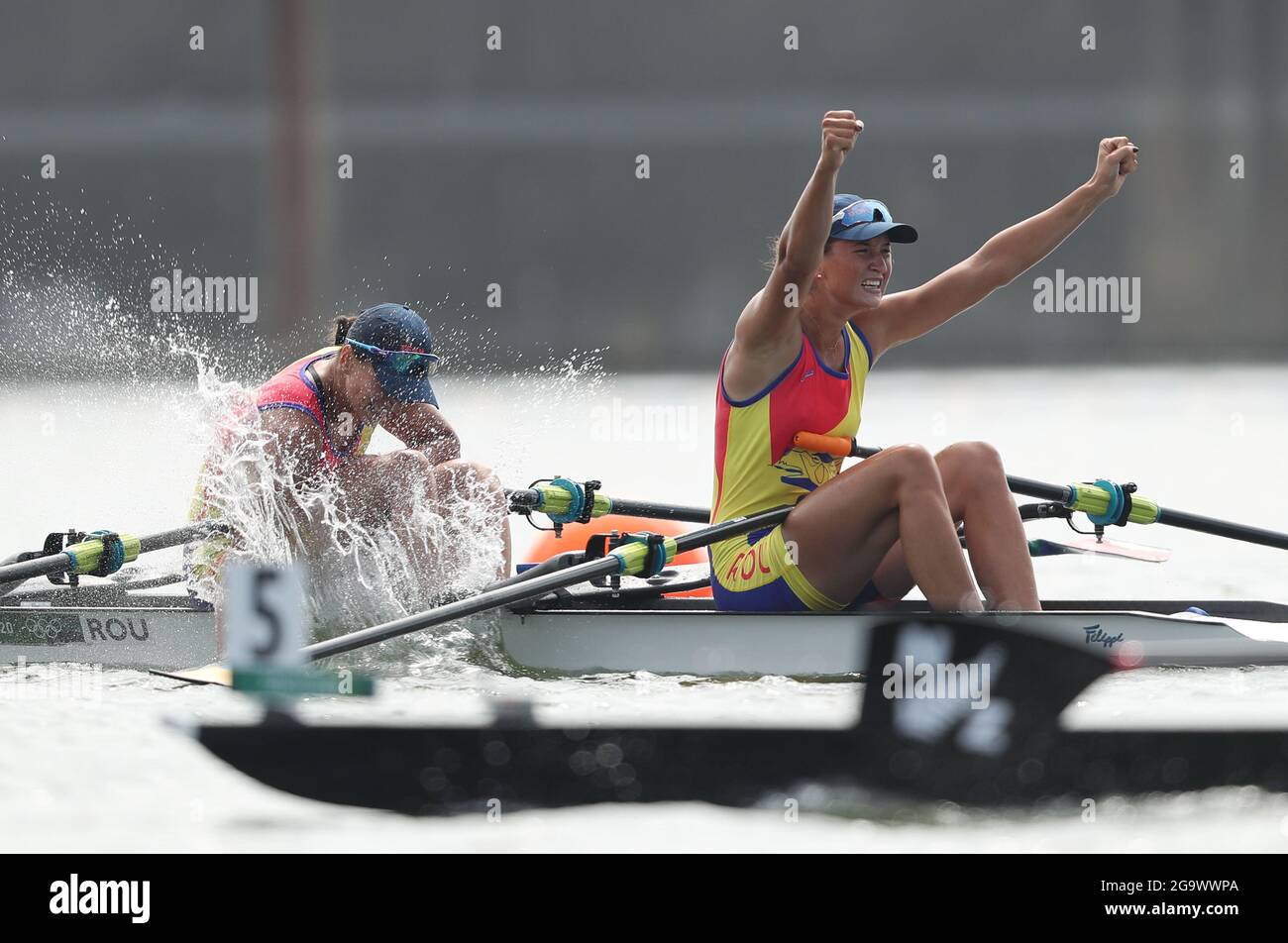 Tokyo, Japan. 28th July, 2021. Ancuta Bodnar (L)/Simona Radis of ...