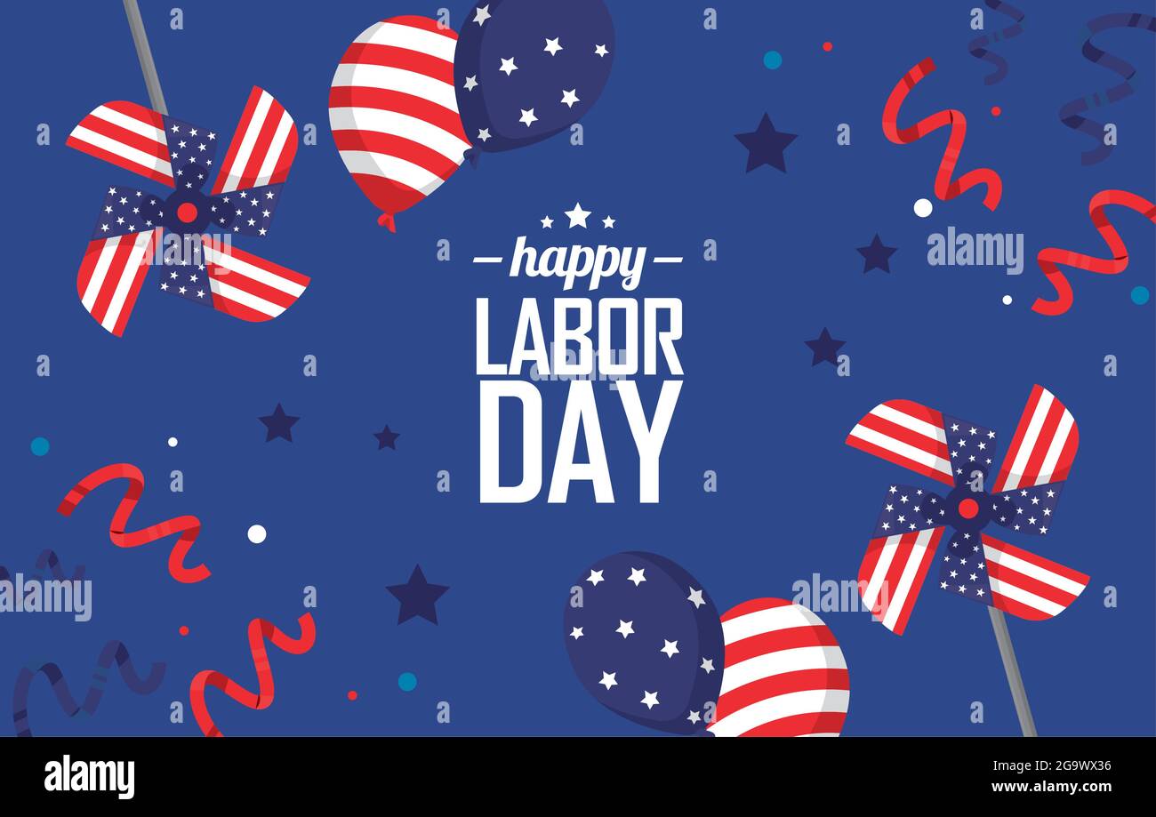 labor day USA poster Stock Vector Image & Art - Alamy