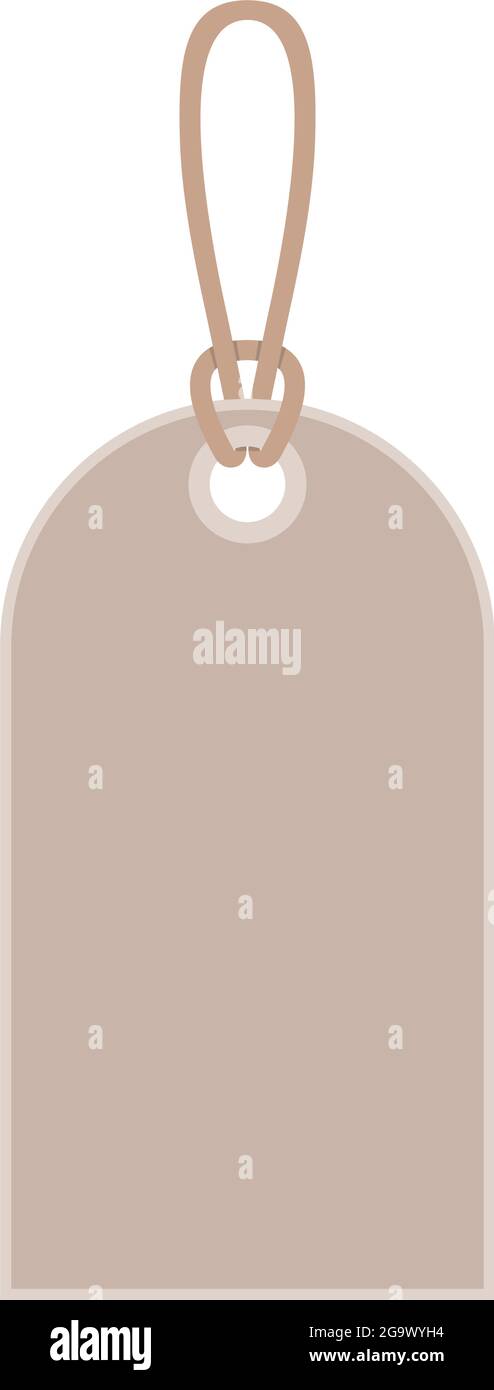 Empty brown gift tag Stock Vector Images - Alamy