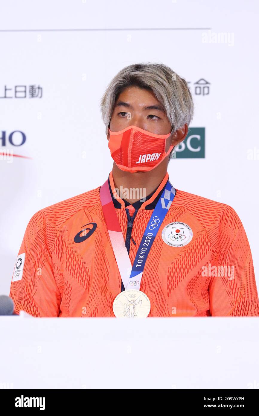 Tokyo, Japan. 28th July, 2021. Kanoa Igarashi (JPN) Surfing : Silver ...