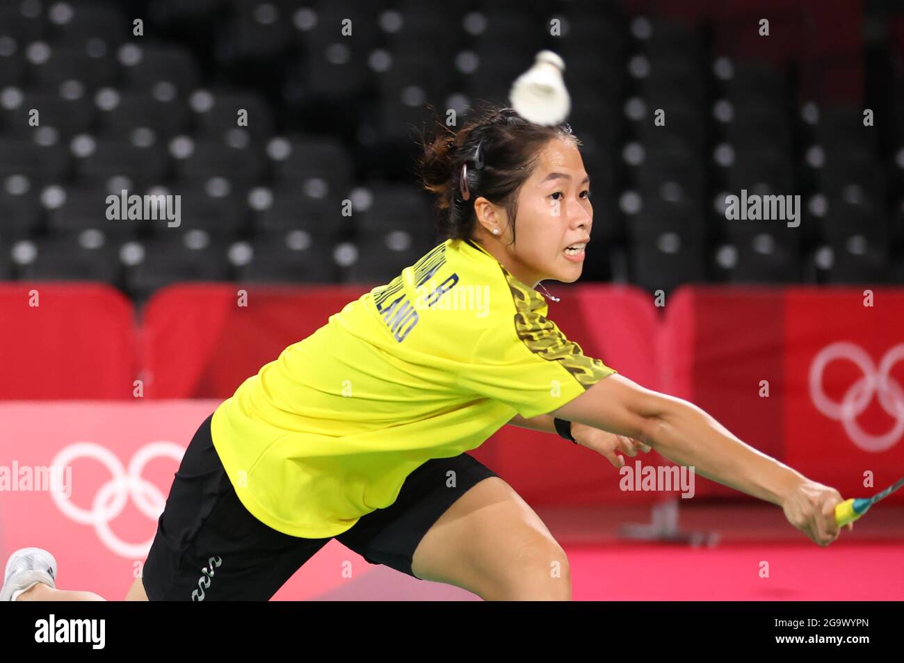 Tokyo, Japan. 28th July, 2021. INTANON Ratchanok (THA) Badminton : Women's Singles Group Play ...