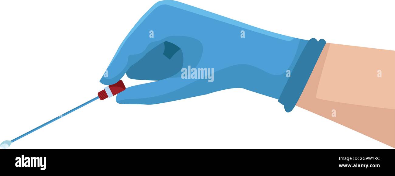 Medical hand holding test Stock Vector Image & Art - Alamy