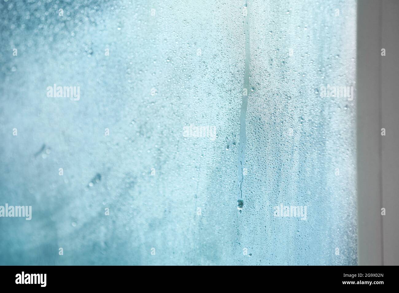 Water drops texture on glass window Stock Photo - Alamy