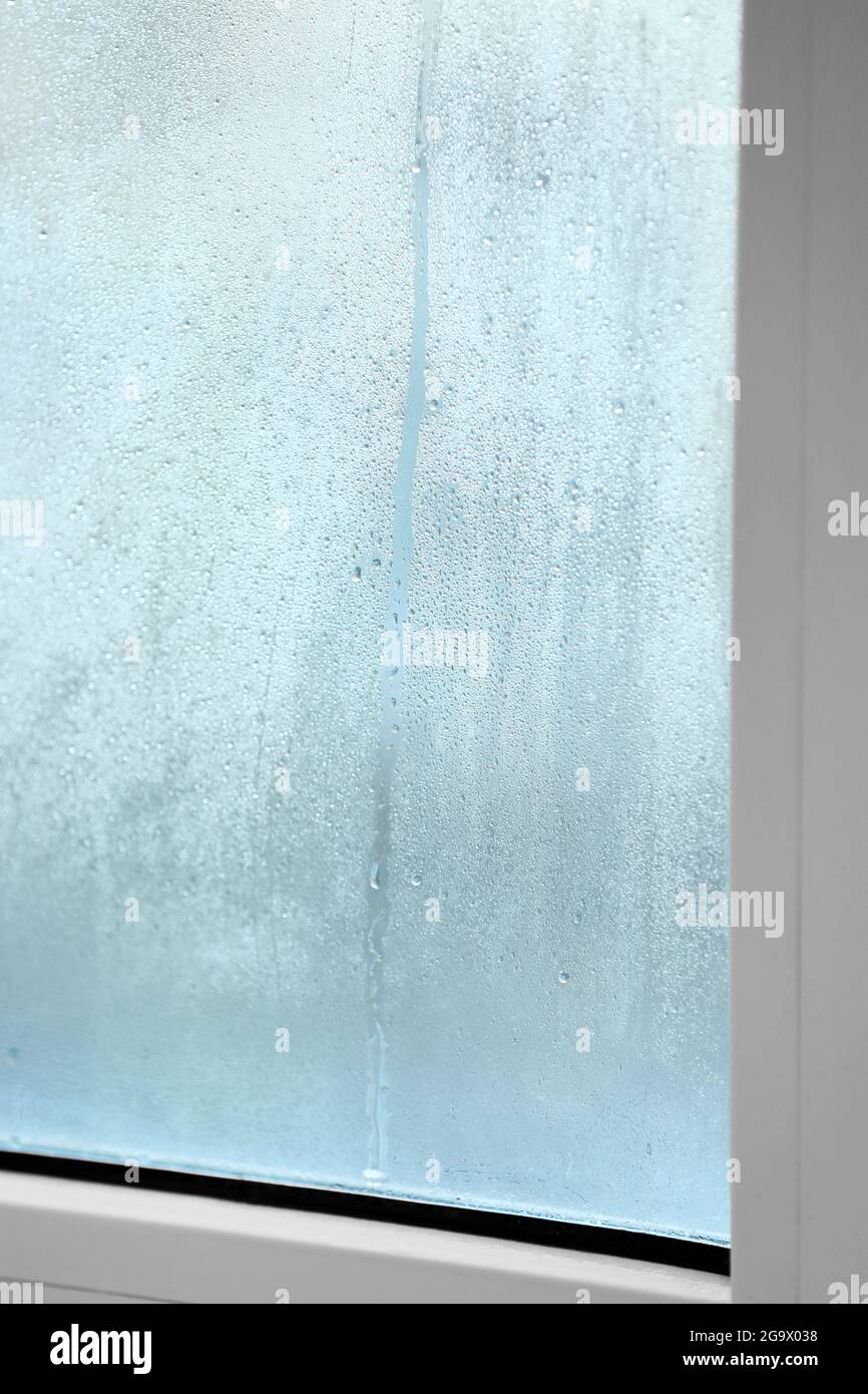 Water drops texture on glass window Stock Photo - Alamy