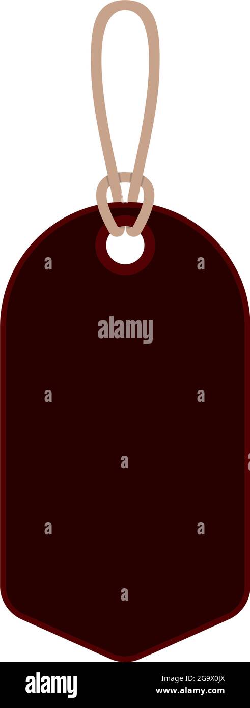 brown tag illustration Stock Vector Image & Art - Alamy