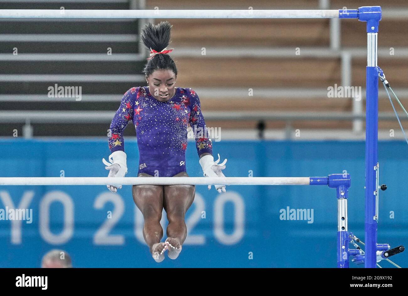 Ariake Gymnastics Centre, Tokyo, Japan. 25th July, 2021. Simone Biles ...