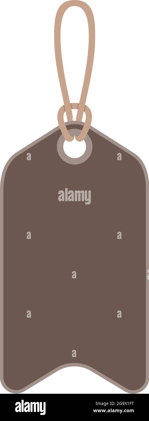 brown tag design Stock Vector Image & Art - Alamy