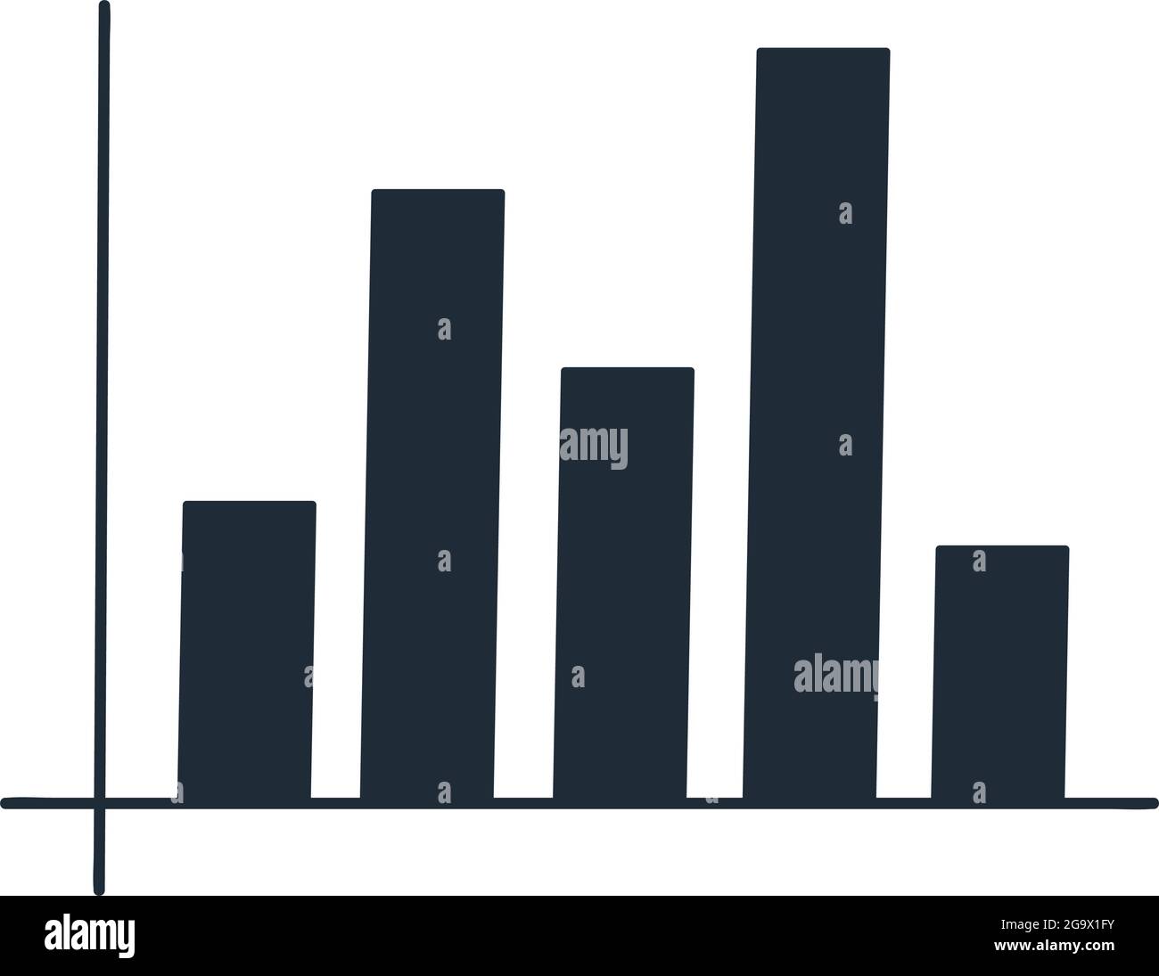 bar graph silhouette Stock Vector Image & Art - Alamy