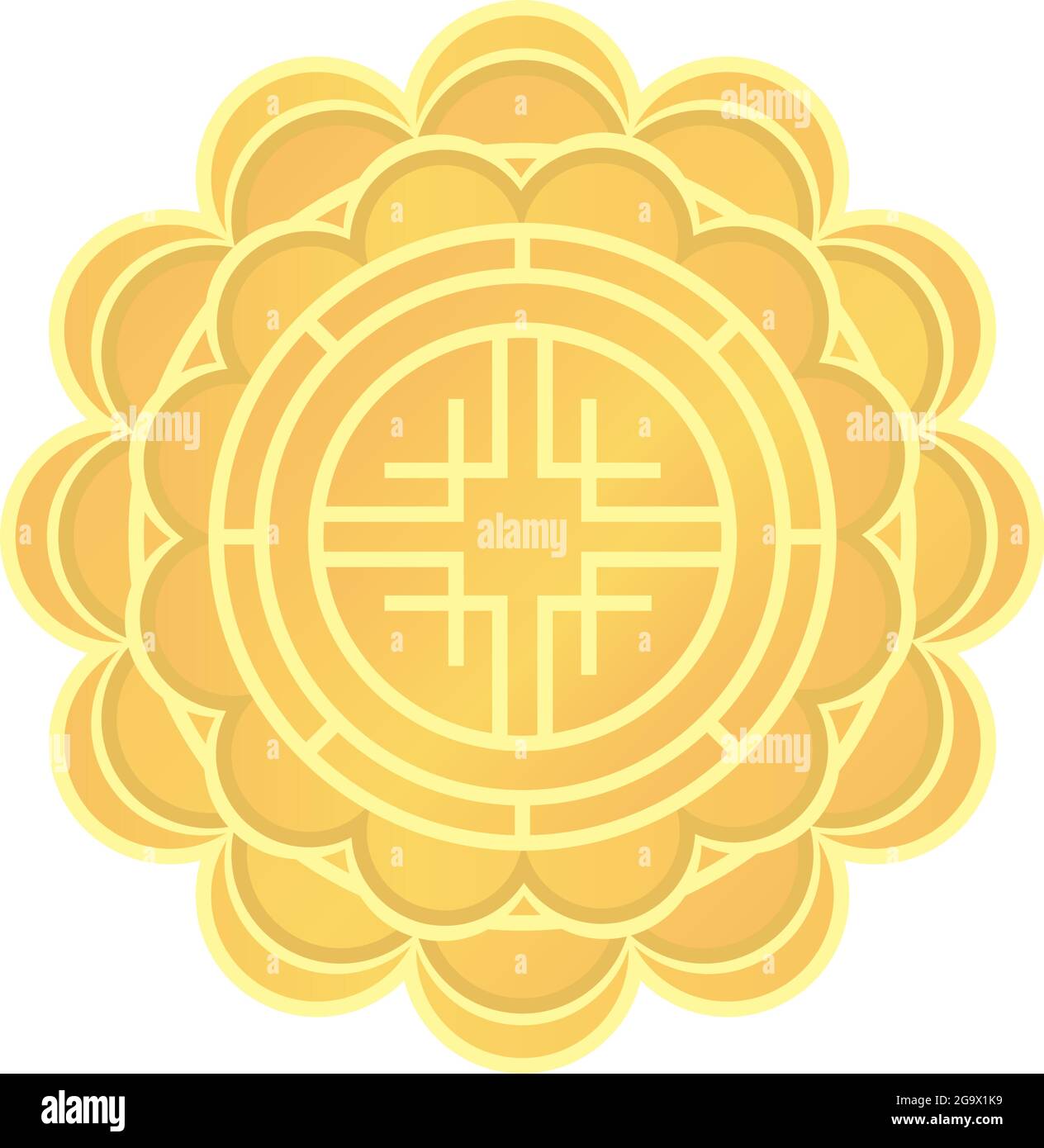 Chinese mooncake dessert sweet Stock Vector Images - Alamy