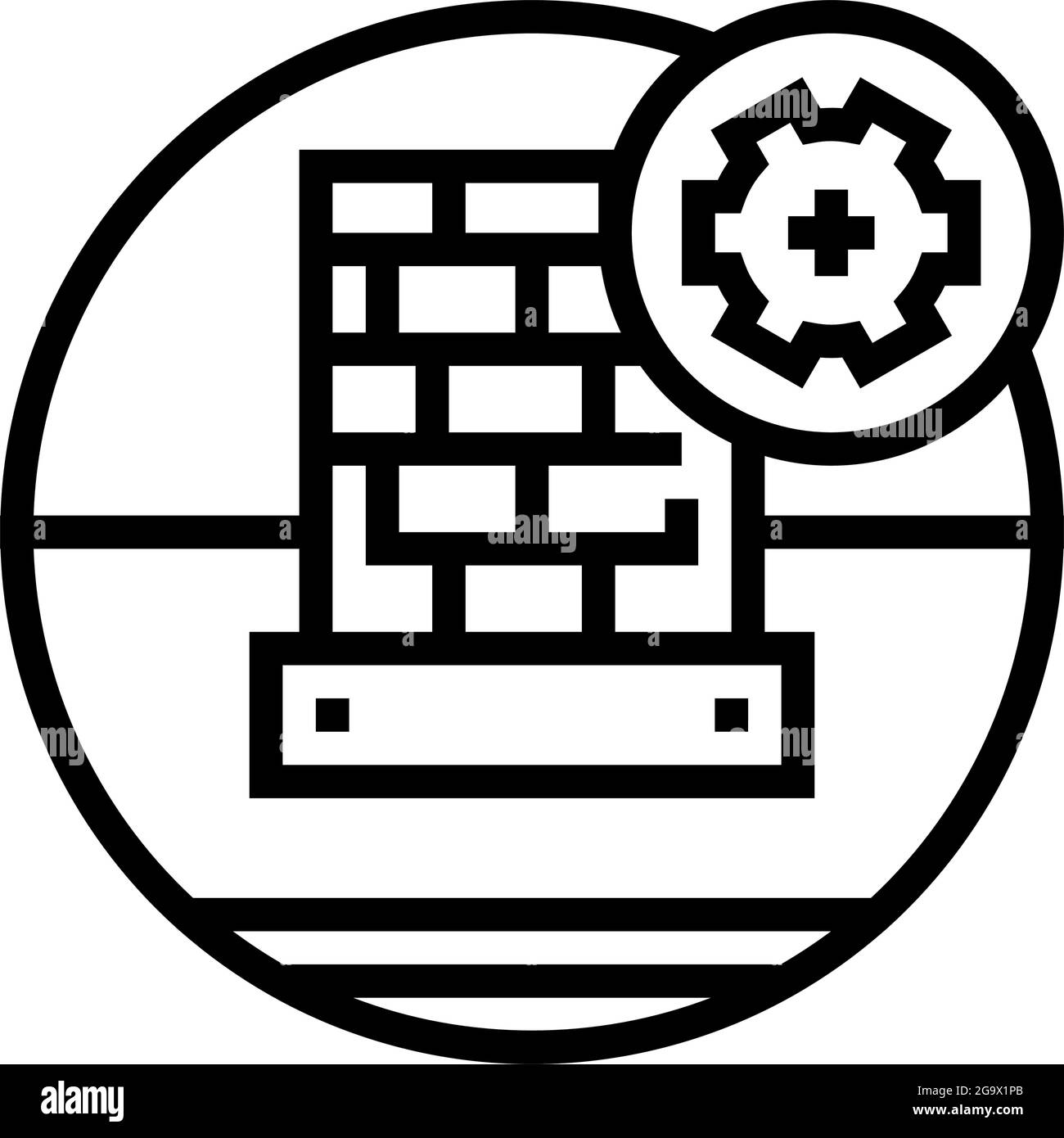 lead flashing on roof line icon vector illustration Stock Vector Image ...