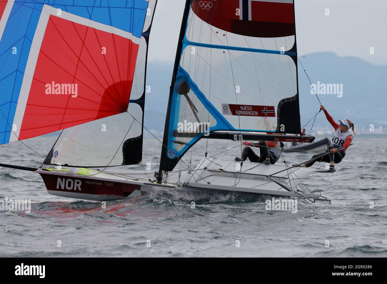 Kanagawa, Japan. 27th July, 2021. NAESS Helene, ROENNINGEN Marie (NOR ...