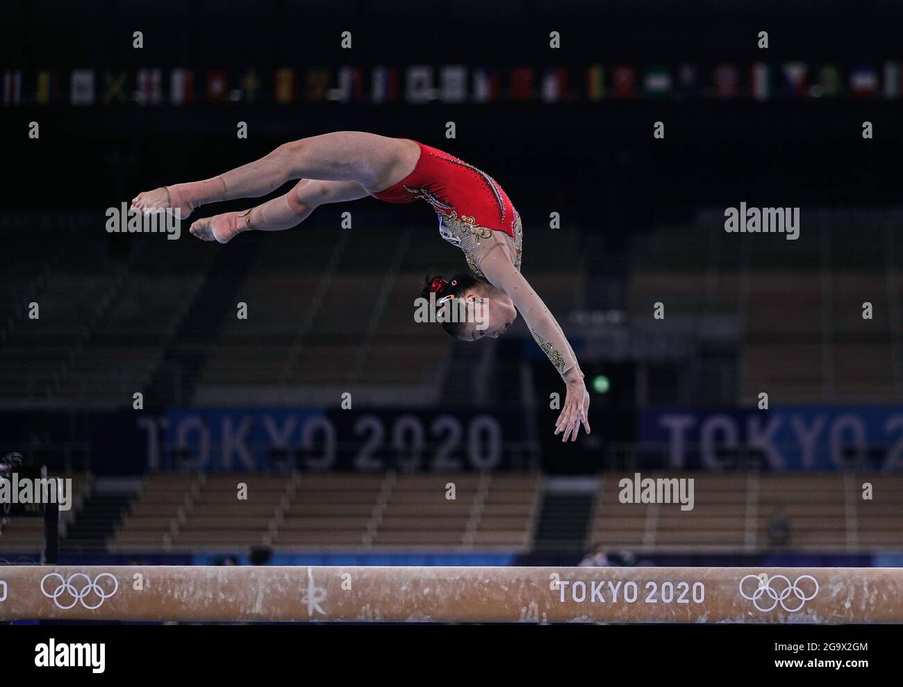 Ariake Gymnastics Centre, Tokyo, Japan. 25th July, 2021. Chenchen Guan ...