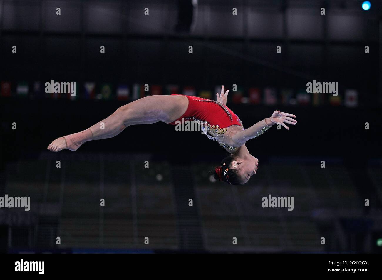 Ariake Gymnastics Centre, Tokyo, Japan. 25th July, 2021. Chenchen Guan ...