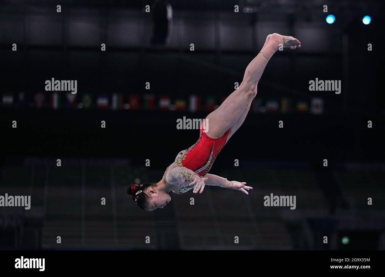 Ariake Gymnastics Centre, Tokyo, Japan. 25th July, 2021. Chenchen Guan ...