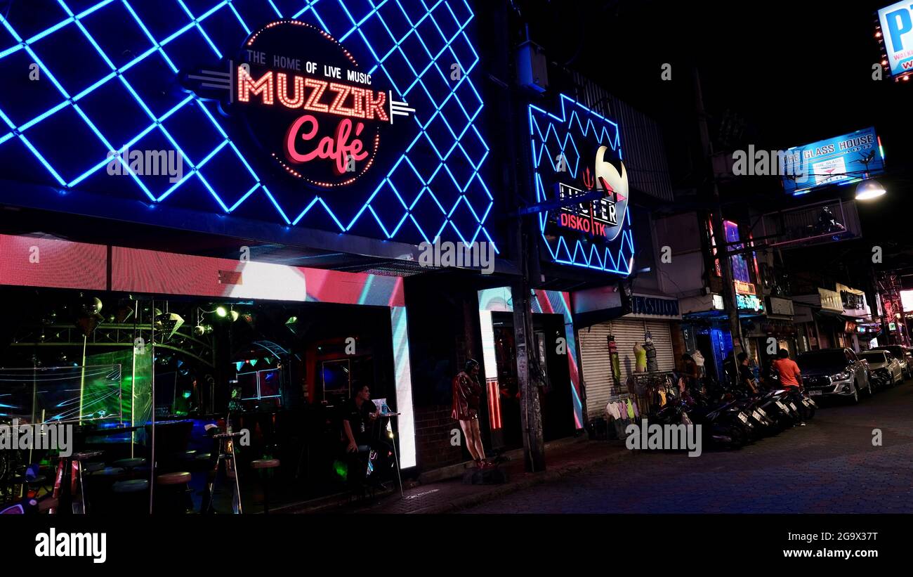Walking Street Reopening First Night after First Pandemic Lockdown ...