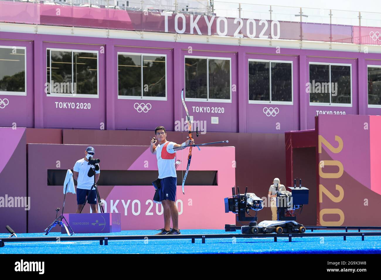 Tokyo, Japan. 28th July, 2021. CHIRAULT Thomas (FRA) Archery : Men's ...