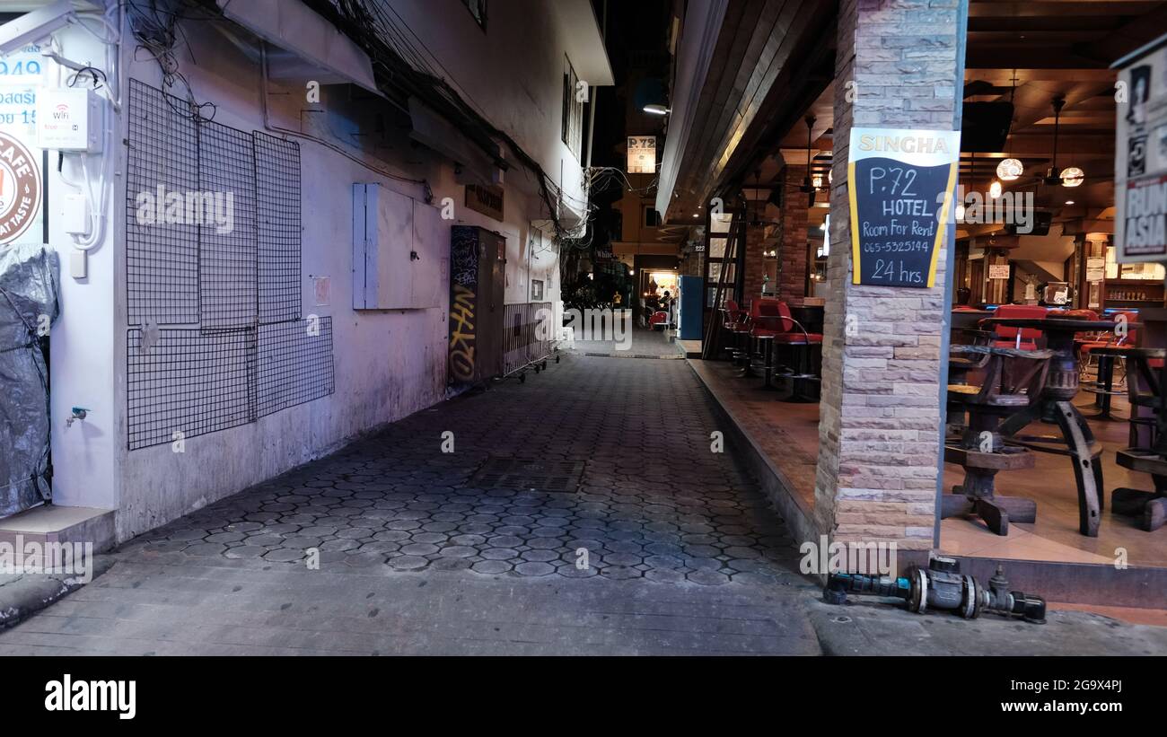 Walking Street Reopening First Night after First Pandemic Lockdown ...