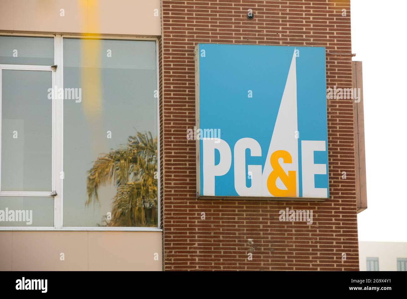 Bakersfield, California, USA - December 1, 2020: Daytime view of PG&E ...