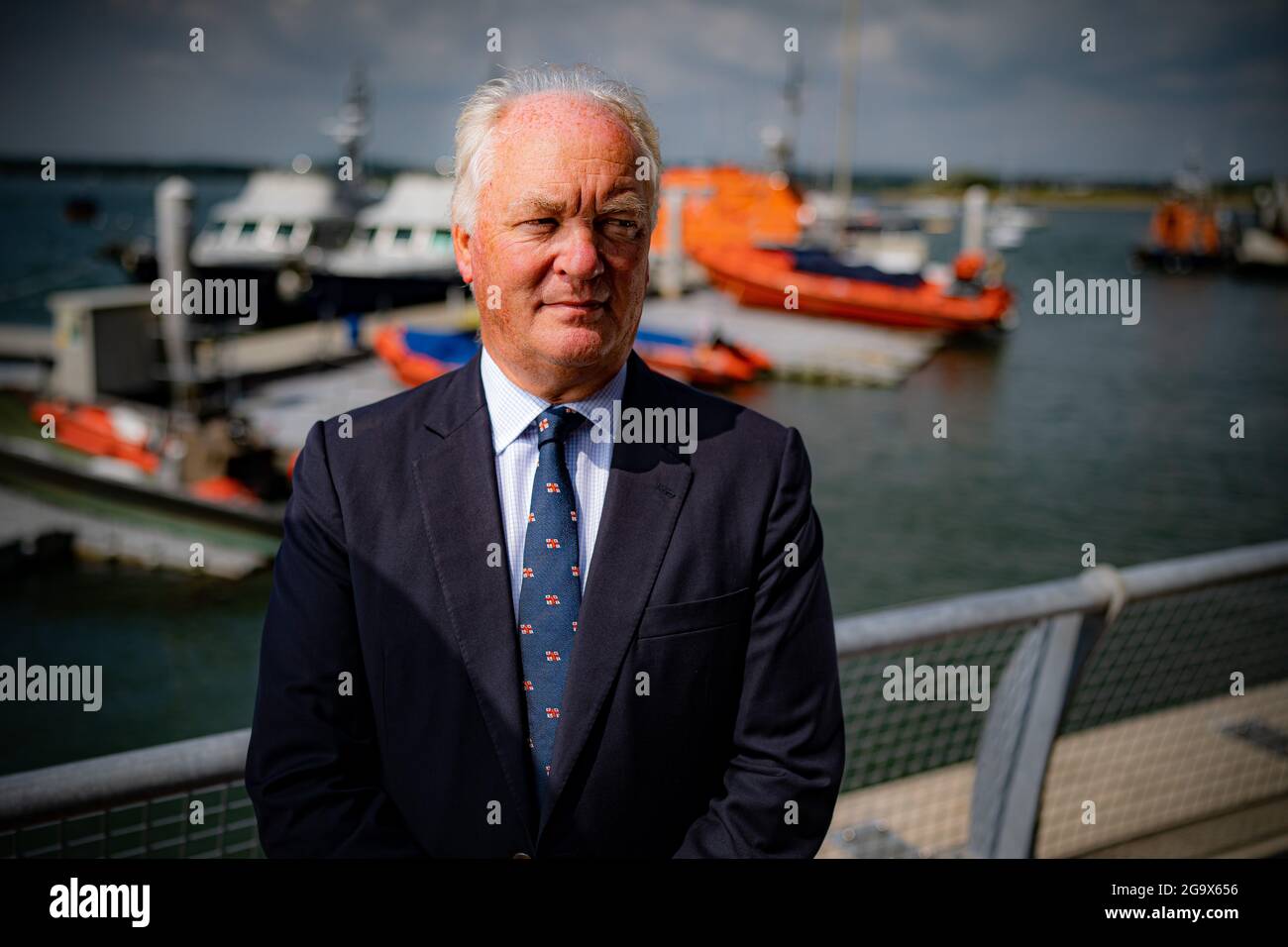 Royal National Lifeboat Institution (RNLI) chief executive Mark Dowie ...