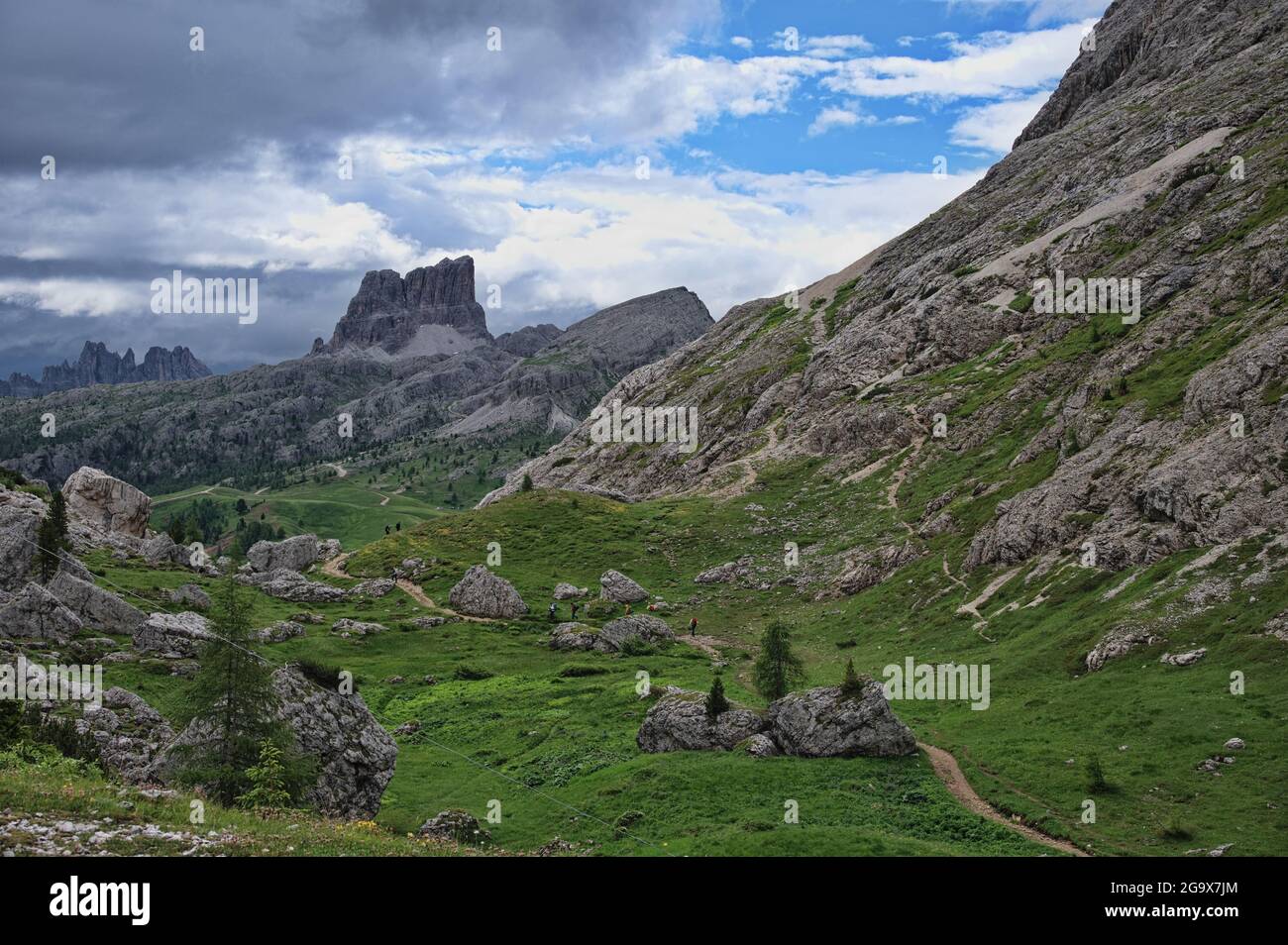 Amazing rocks of Dolomite mountains in Italy - hiking in Dolomites ...