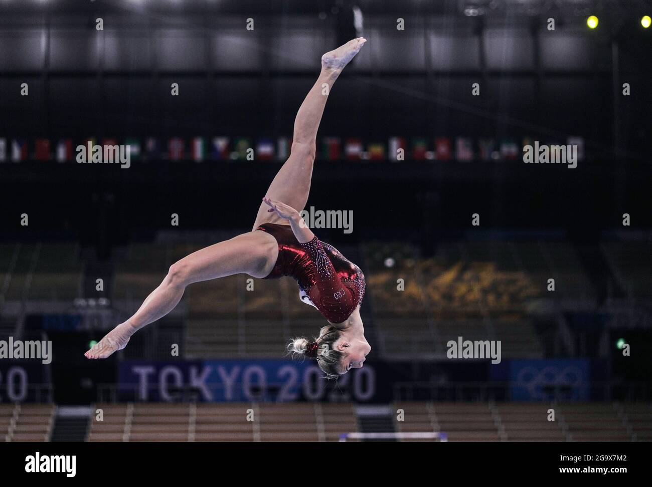 Ariake Gymnastics Centre, Tokyo, Japan. 25th July, 2021. Ana Derek of ...