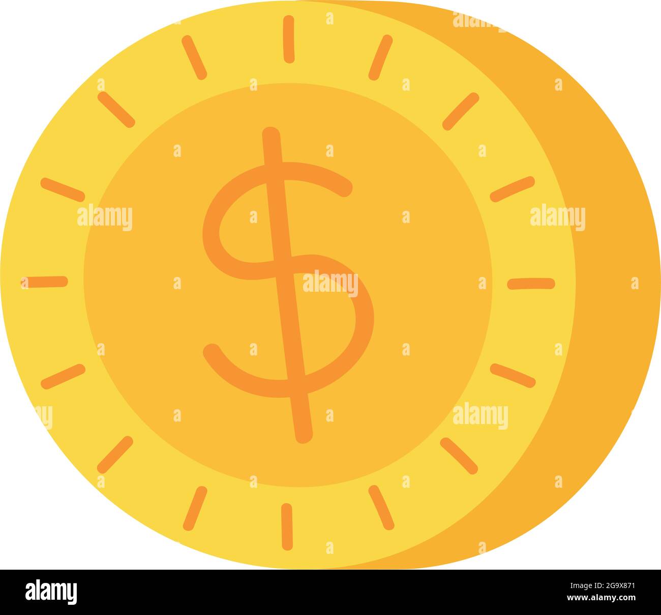 golden coin representation Stock Vector Image & Art - Alamy