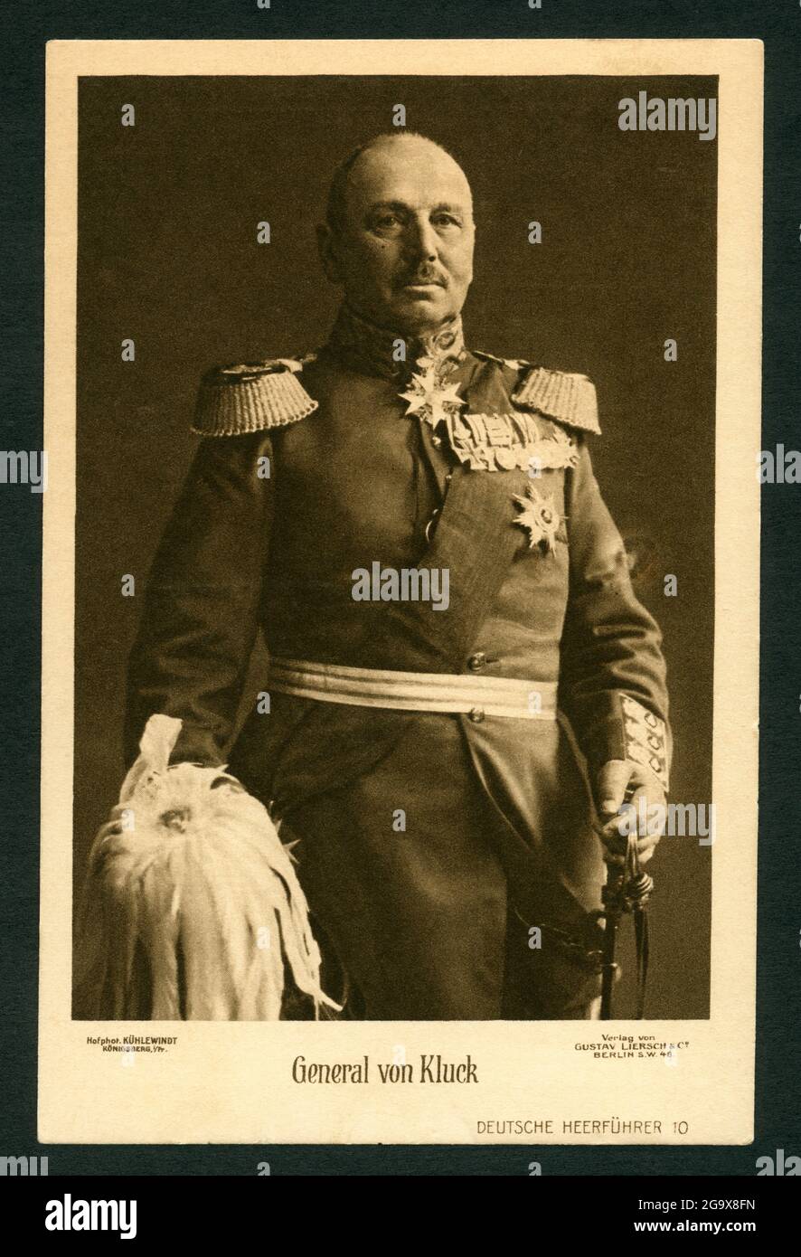 Europe, Germany, Berlin, Alexander von Kluck, general, full-length ...