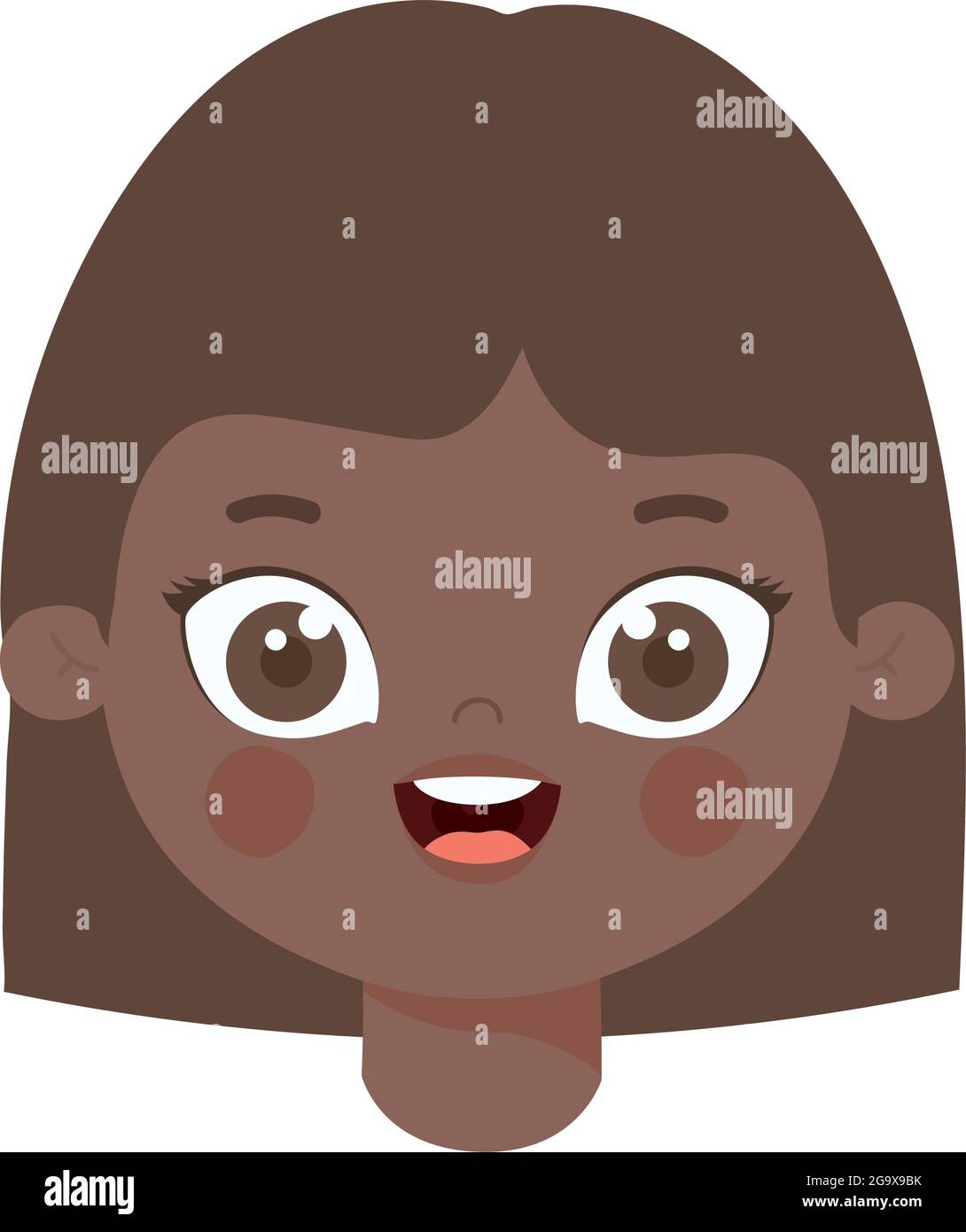 cheerful girl design Stock Vector Image & Art - Alamy