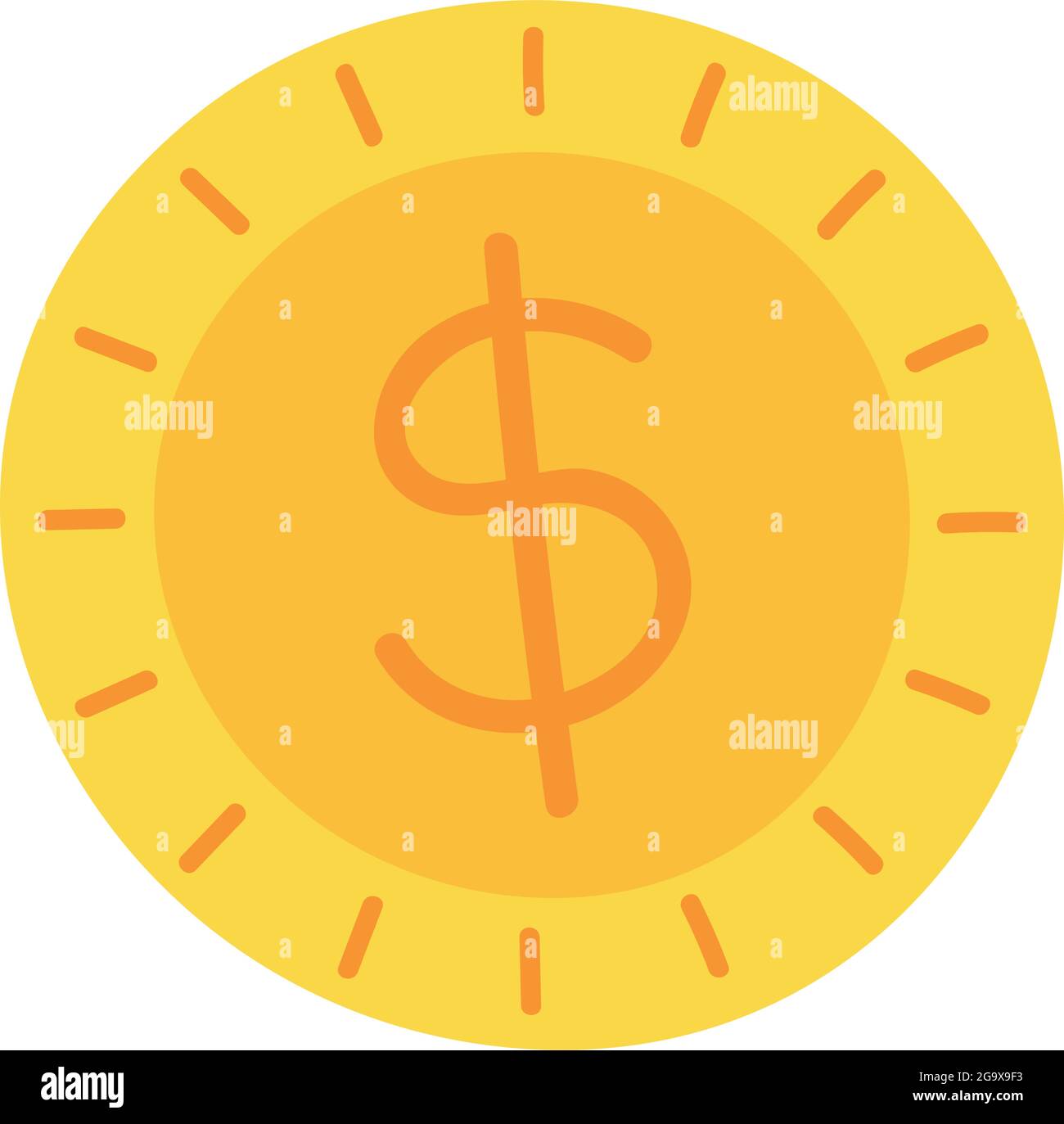 golden coin design Stock Vector Image & Art - Alamy