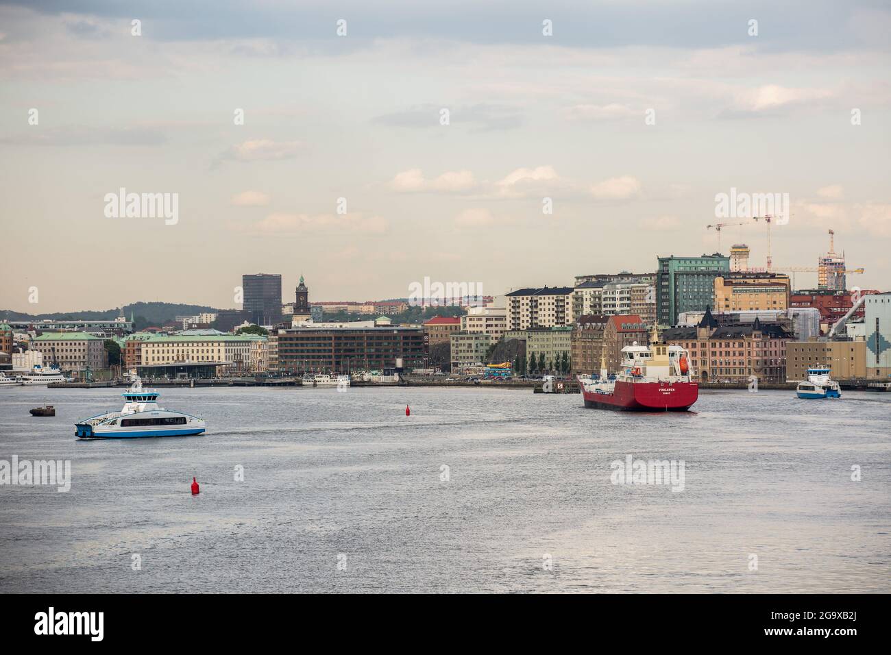General view of the gothenburg port.With four Ro-Ro terminals, the Port ...