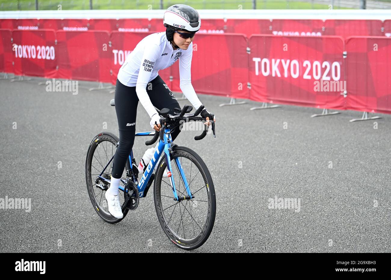 Oyama, Japan. 28th July, 2021. Cycling: Olympics, Oyama (22.10km ...