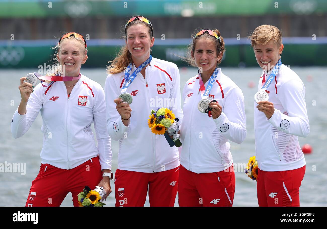 Tokyo, Japan. 28th July, 2021. Team Poland poses for photos during the ...